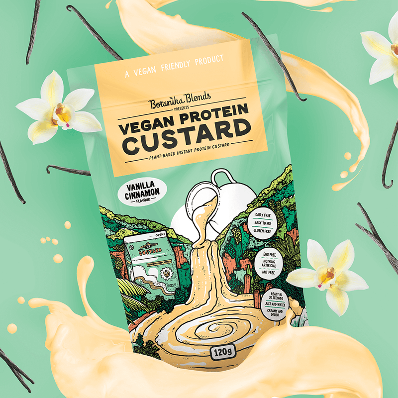 Vegan Protein Custard - Vanilla Cinnamon | Botanika Blends