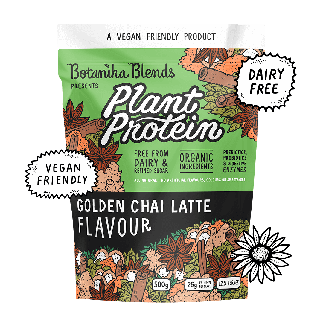 PLANT PROTEIN – GOLDEN CHAI LATTÈ | Botanika Blends